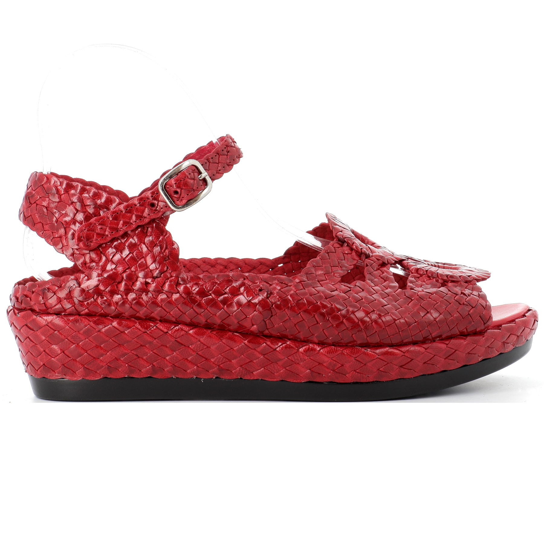 La Botte Rouge | sandales et mules beron rouge femme Yves desfarge