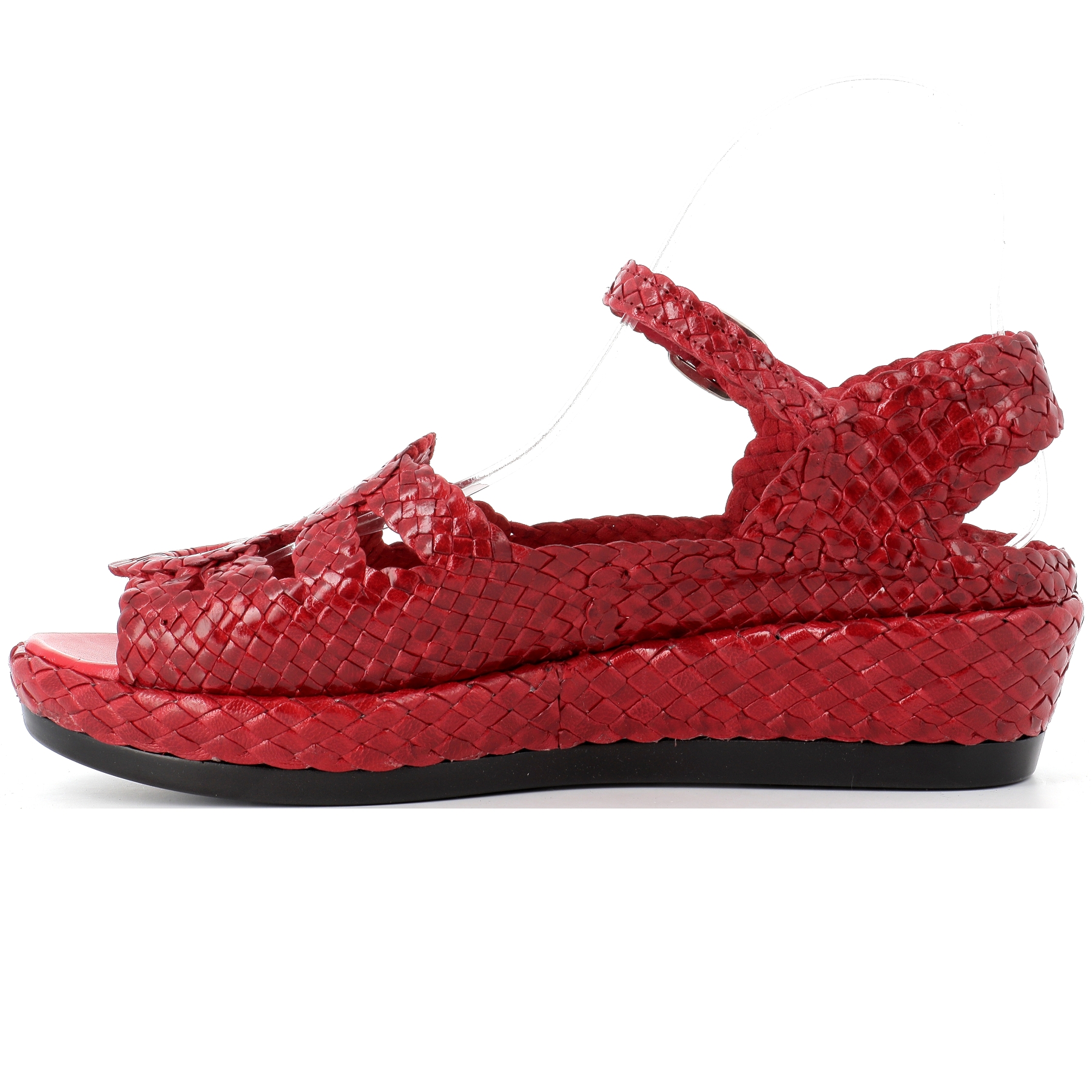 La Botte Rouge | sandales et mules beron rouge femme Yves desfarge